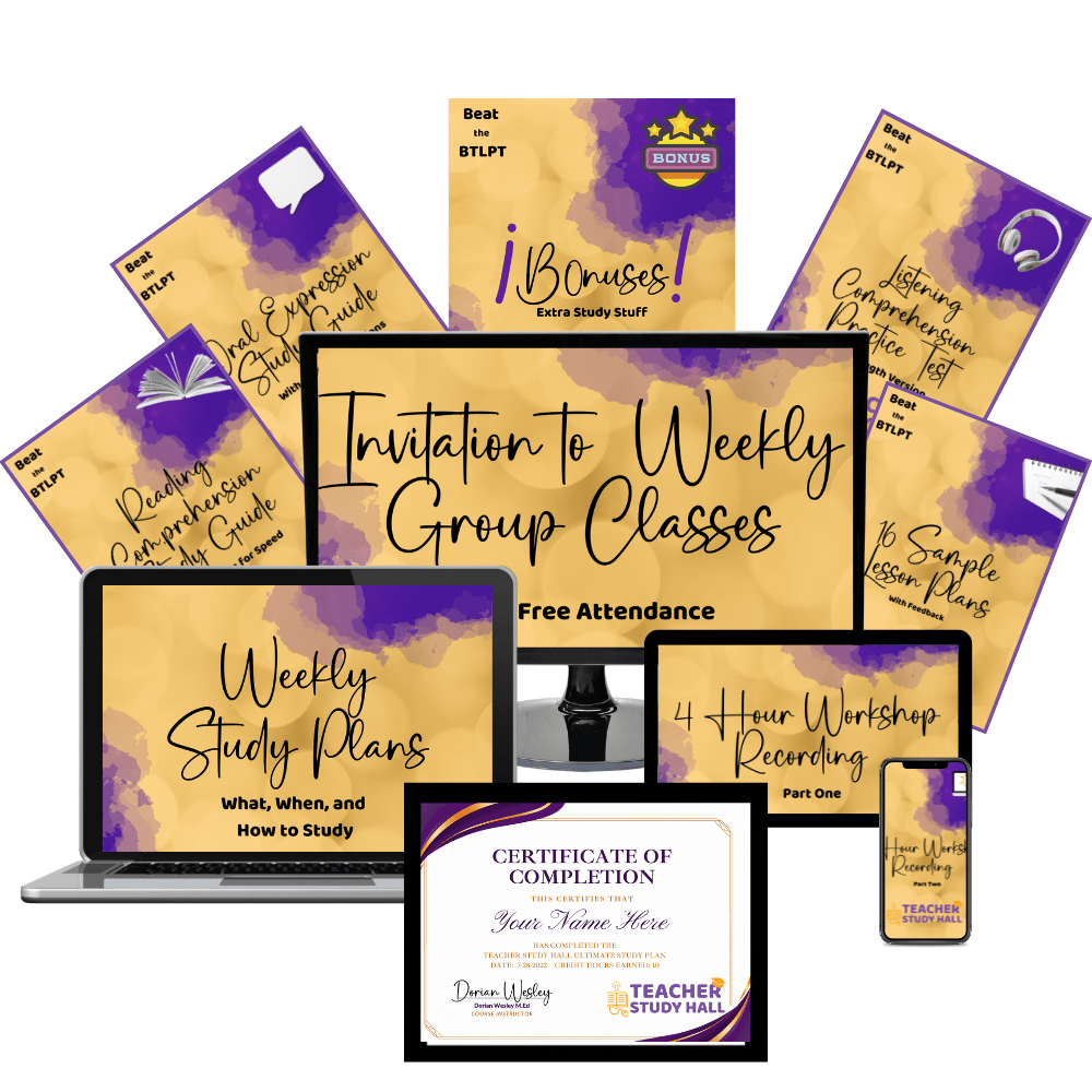 BTLPT, LOTE Tutoring, Study Guides and Practice Questions